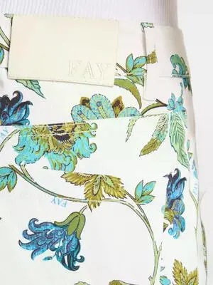 FAY Floral Pocket Trousers