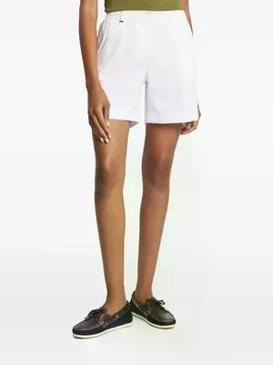 FAY Pleated Shorts - White