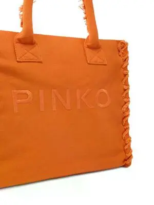 Pinko Fringed Beach Bag