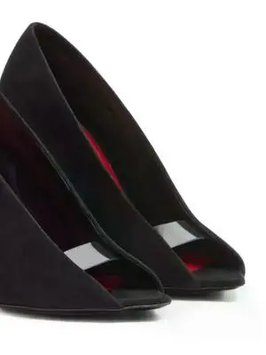 Valentino Garavani Open Toe Pumps - Black