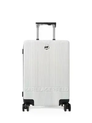 Karl Lagerfeld Ikon Choupette Logo-embossed Hard Luggage
