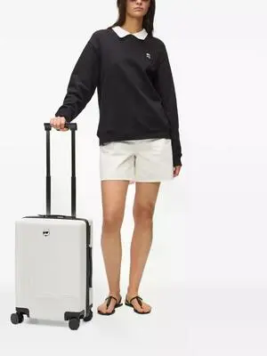Karl Lagerfeld Ikon Choupette Logo-embossed Hard Luggage