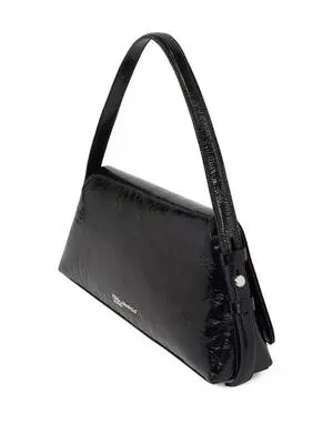 Karl Lagerfeld Geo Leather Shoulder Bag - Black