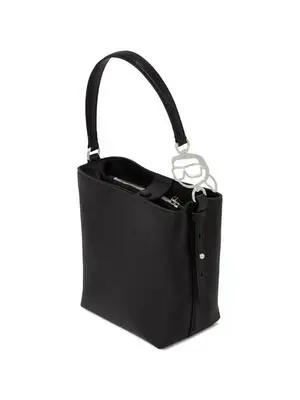 Karl Lagerfeld Ikon Logo-plaque Bucket Bag
