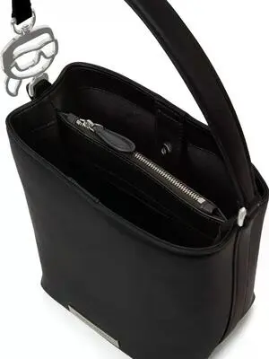 Karl Lagerfeld Ikon Logo-plaque Bucket Bag