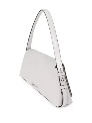 Karl Lagerfeld Leather Shoulder Bag - White