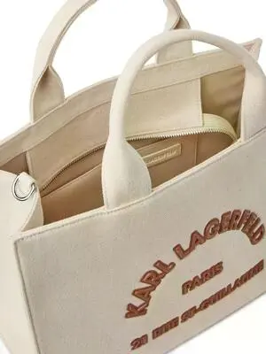 Karl Lagerfeld Rue St-guillaume Medium Tote - Neutrals