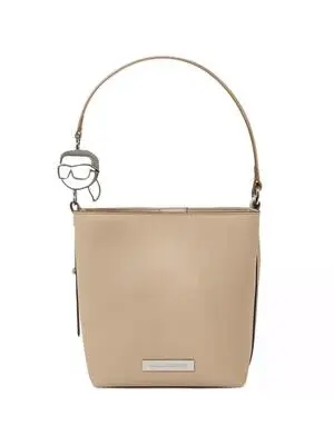 Karl Lagerfeld Logo-plaque Bucket Bag
