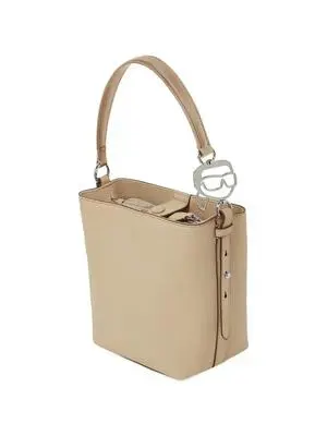 Karl Lagerfeld Logo-plaque Bucket Bag