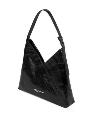 Karl Lagerfeld Small Leather Tote Bag - Black