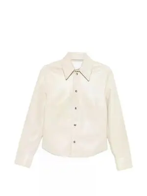 Nanushka Cut-out Shirt Jacket - Neutrals