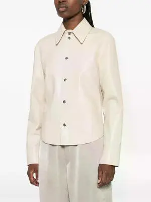 Nanushka Cut-out Shirt Jacket - Neutrals