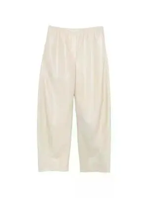 Nanushka Barrel Leg Trousers - Neutrals