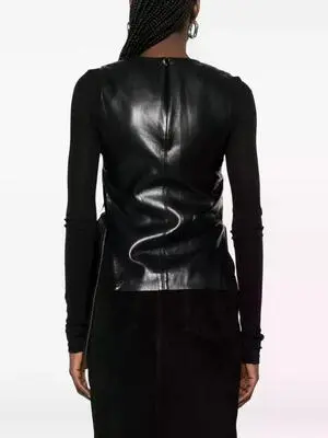 Nanushka Long-sleeve Tie-detail Top - Black