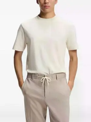 BOSS Inner-monogram T-shirt In A Cotton Blend