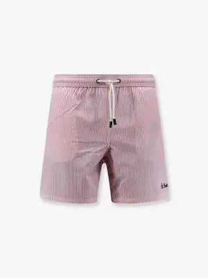 MC2 SAINT BARTH Patmos Striped Swim Trunks - Pink