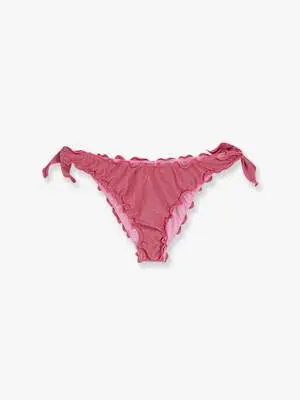 MC2 SAINT BARTH Viscose Blend Bikini Bottom - Pink