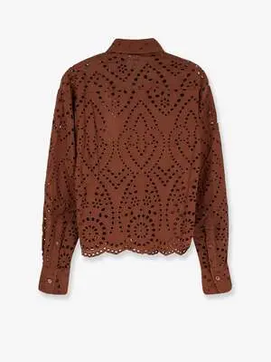 MC2 SAINT BARTH Sangallo Lace Oriane Shirt