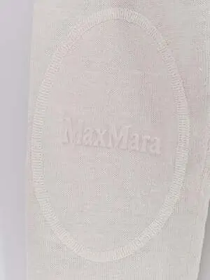 Max Mara Linen Knit Sweater - White