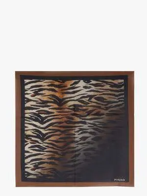 Pinko Cotton Valzer Foulard - Brown