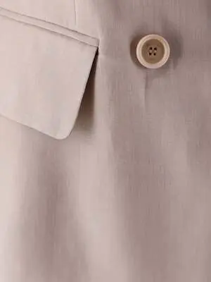 Max Mara Feltro Silk Blazer - Pink