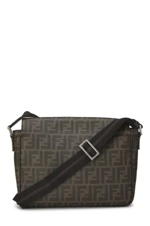 Fendi Zucca Coated Canvas Messenger Bag