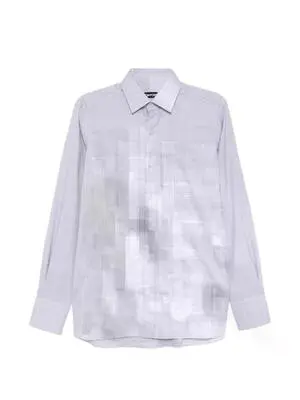 TOM FORD Plaid Shirt - Grey