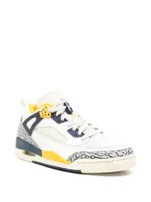 JORDAN Spizike Cutout Patterned Sneakers - White