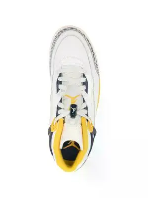 JORDAN Spizike Cutout Patterned Sneakers - White