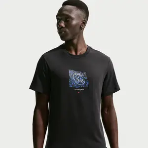 Nike Paris Saint-germain Soccer T-shirt - Black