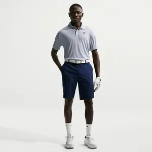 Nike Par Dri-fit Chest Logo Golf Polo - Grey