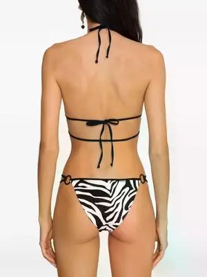 AMIR SLAMA Zebra-print Swimsuit