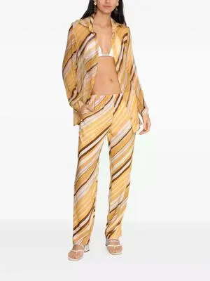 AMIR SLAMA Striped Trousers