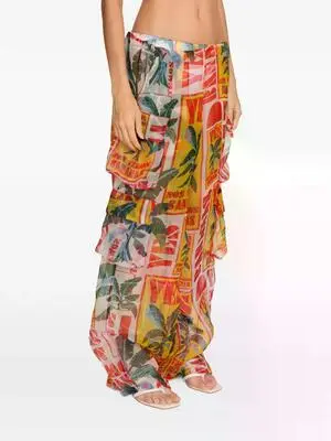 AMIR SLAMA Ruffled Palazzo Pants