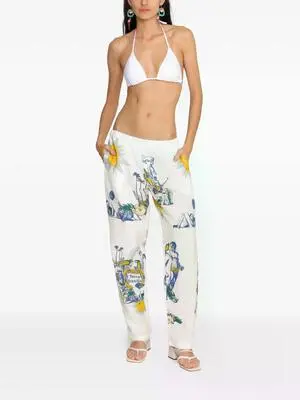 AMIR SLAMA Graphic-print Trousers