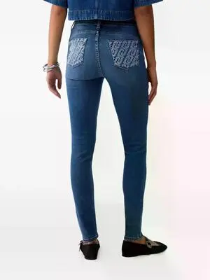 Liu Jo Appliquéd Skinny Jeans - Blue