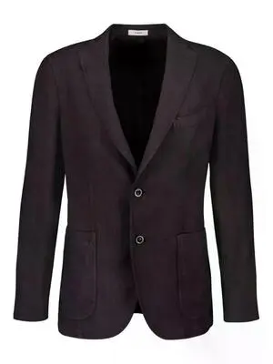 Boglioli Single-breasted Linen Blazer - Brown