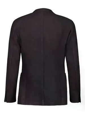 Boglioli Single-breasted Linen Blazer - Brown