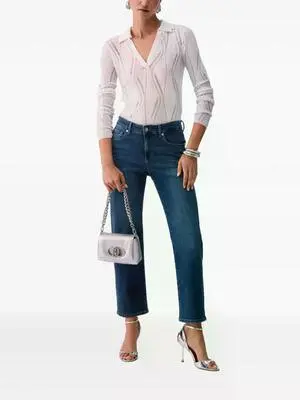 Liu Jo Logo Straight-leg Jeans