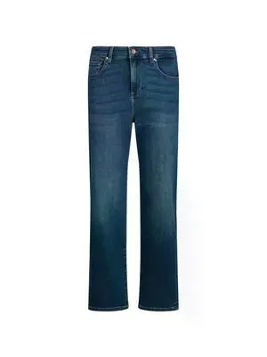 Liu Jo Logo Straight-leg Jeans - Blue