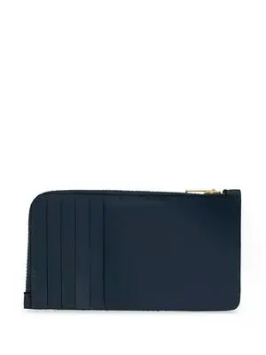 COACH New York Zip Leather Card Case - Blue