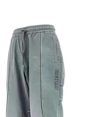 Off-White Drawstring Track Pants - Grey