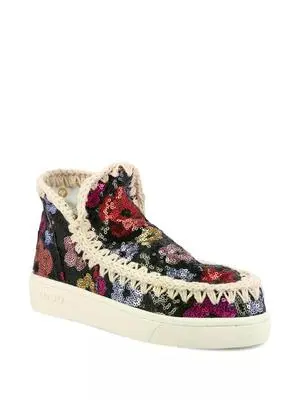 Mou Summer Floral Boots