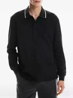 On Courtside Tennis Polo Shirt - Black