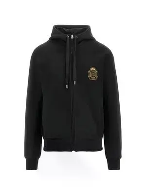 Dolce & Gabbana Logo-detailed Hoodie - Black