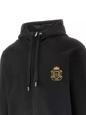 Dolce & Gabbana Logo-detailed Hoodie - Black