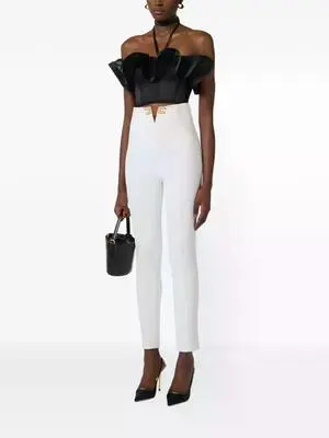 Elisabetta Franchi Ruffled Halterneck Top