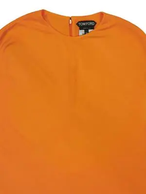 TOM FORD Draped Sleeveless Top - Orange