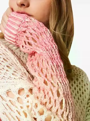 TWINSET Openwork Gradual Print Jumper