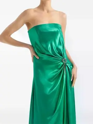GENNY Embellished Knot Maxi Dress